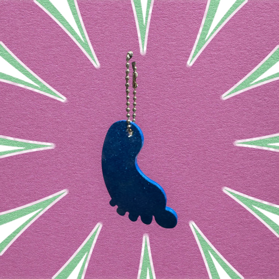 Foot Keychain | Cuddly Critter Creations